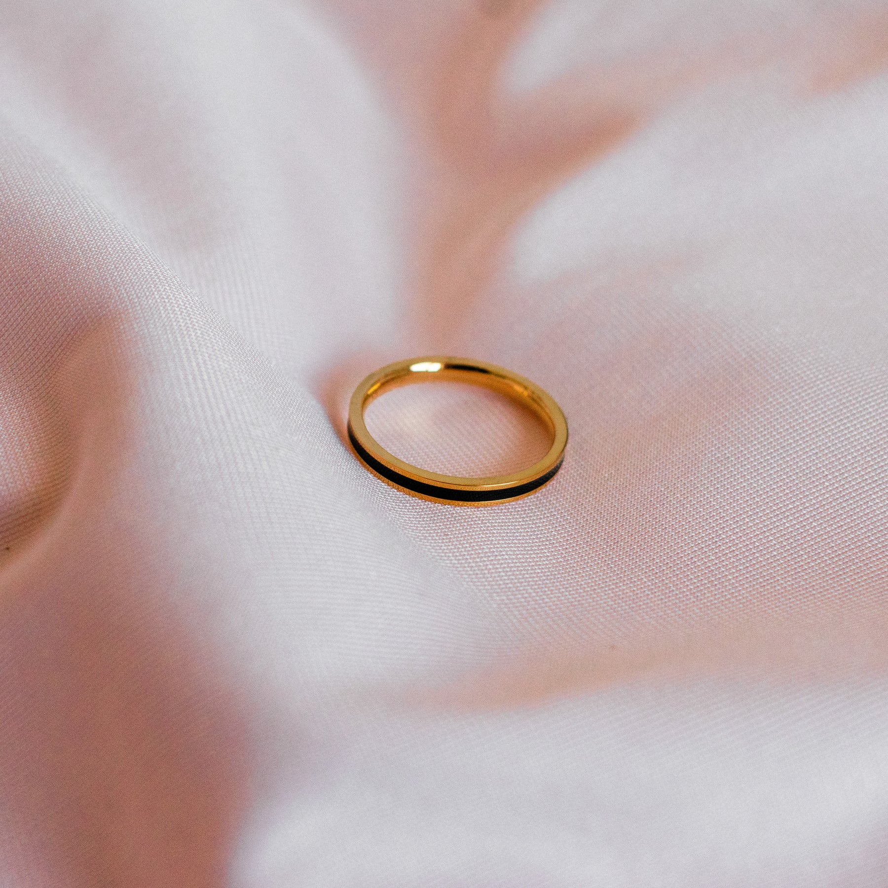 “Mia” Block Ring